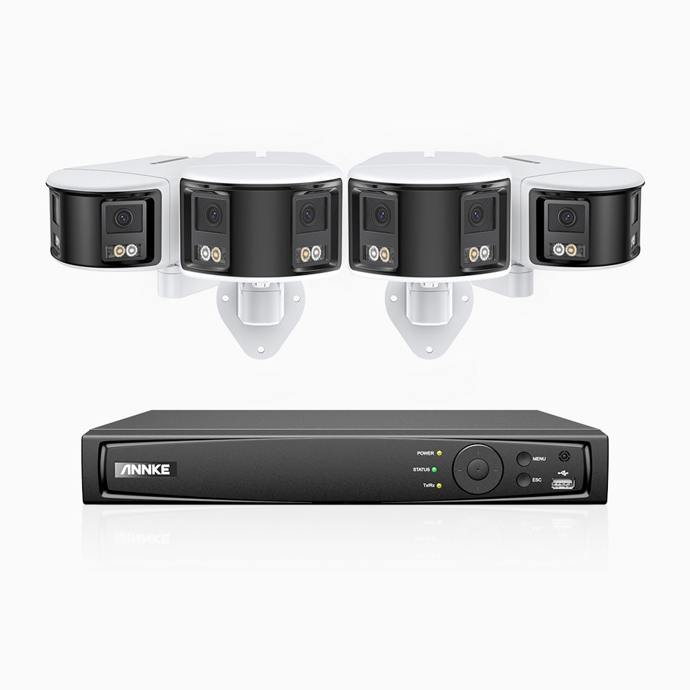 ANNKE FDH600 6MP 8 Channel 4 Camera Dual Lens PoE Security System - ANNKE Store
